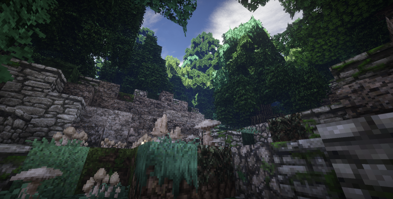 Realistic terrain and scale: silk lake Minecraft Map