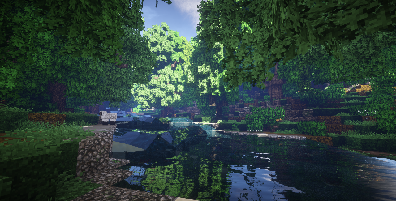 Realistic terrain and scale: silk lake Minecraft Map