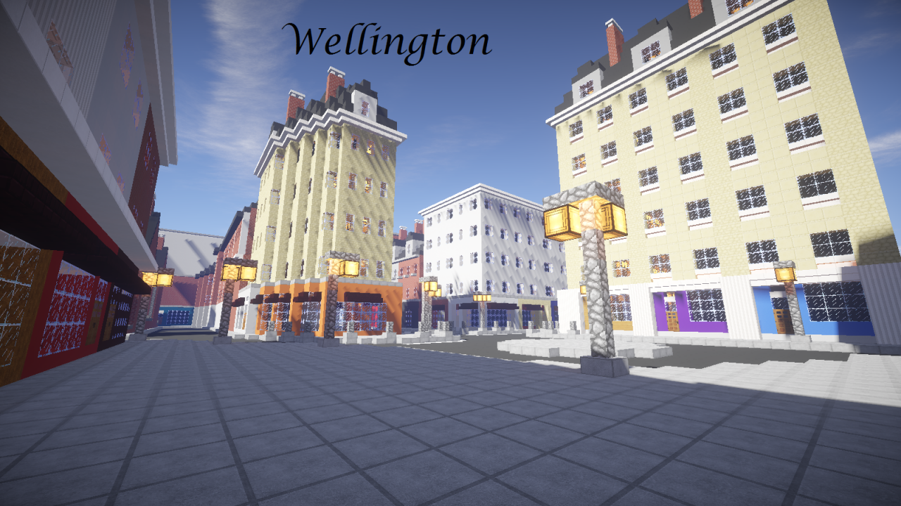 Wellington- A British city (on progress) Minecraft Map