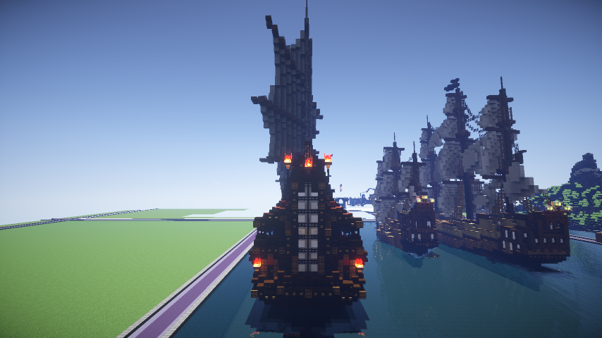 Dragon Wing Chinese Junk Ship with 84 Guns Minecraft Map