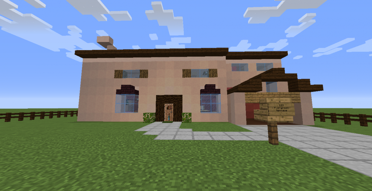 Best Simspon house! Minecraft Map