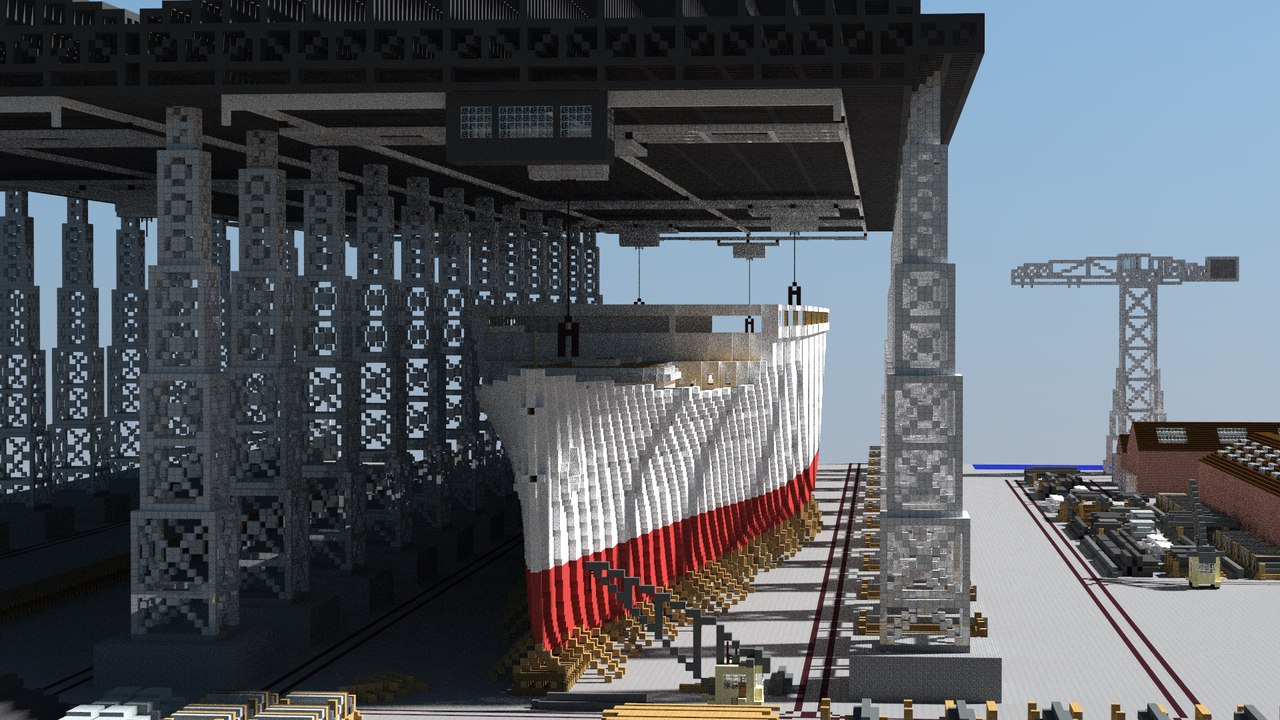 French ocean liner-SS Orleans Minecraft Map