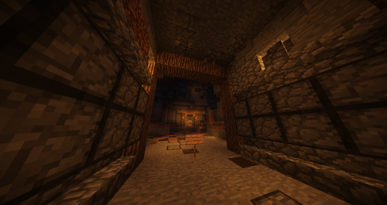 Survival Spawn in a Cave Minecraft Map