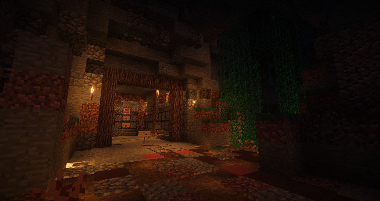 Survival Spawn in a Cave Minecraft Map