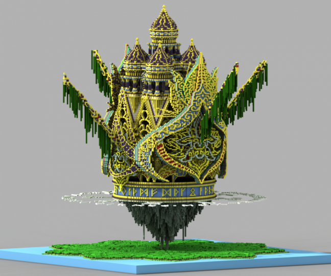 Balsa Muisca. Legend of "El Dorado" Minecraft Map