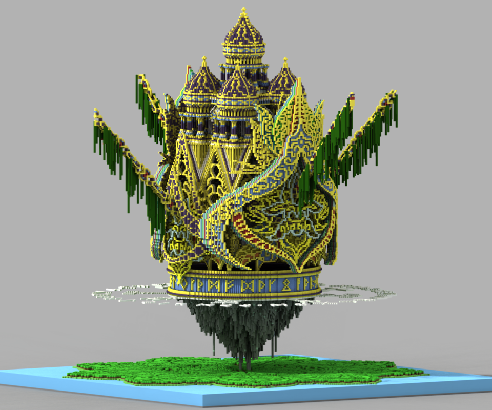 Balsa Muisca. Legend of "El Dorado" Minecraft Map