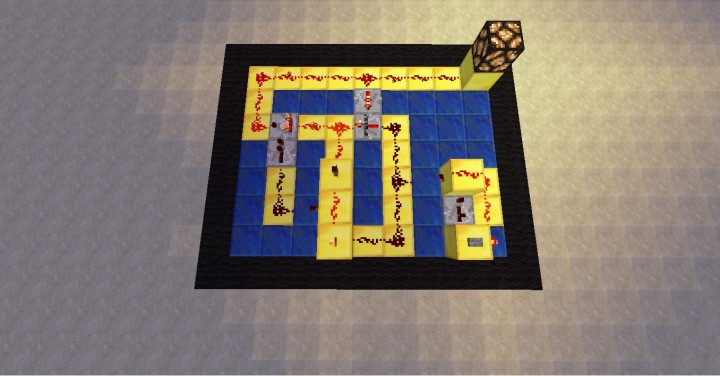 Pistonless T-Flip Flop Circuit Minecraft Project