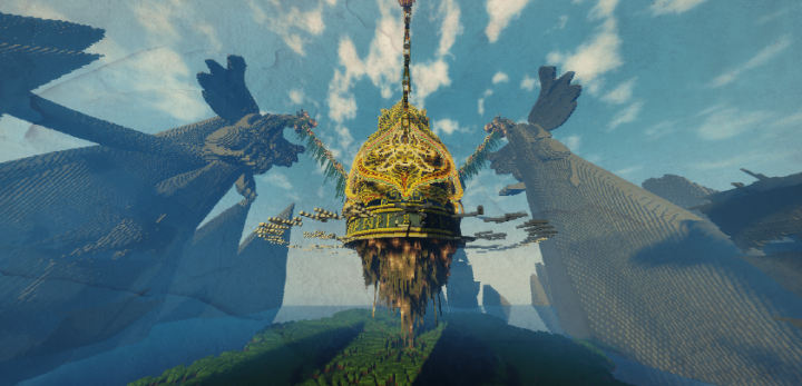 Balsa Muisca. Legend of "El Dorado" Minecraft Map