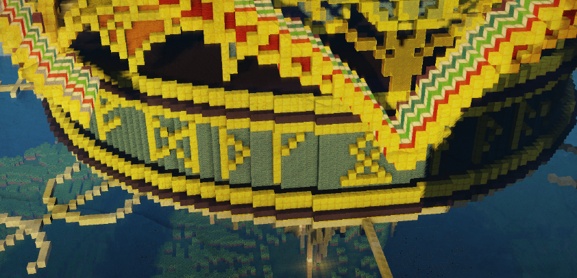 Balsa Muisca. Legend of "El Dorado" Minecraft Map