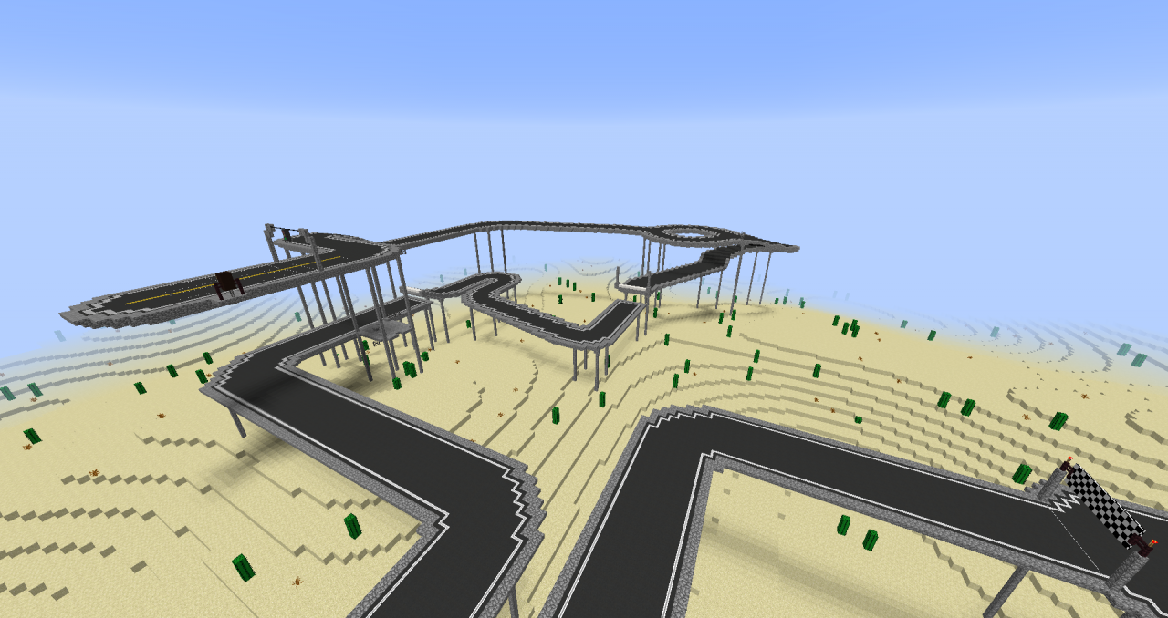 Minecar Racing Minecraft Map