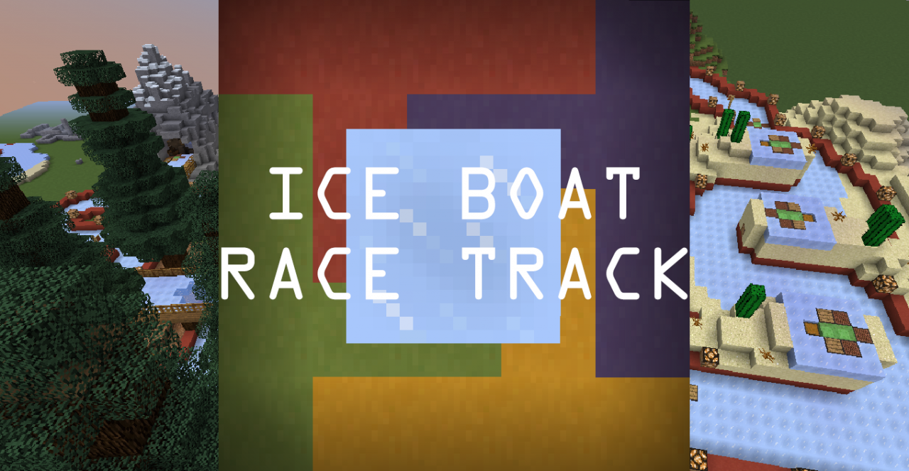 Ice Boat Race Track V1.2 (MC 1.9.2) Minecraft Map