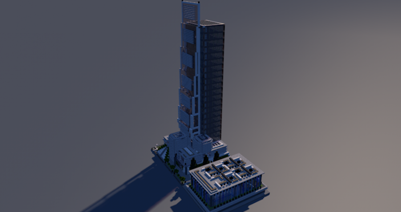 Vision tower | Skyscraper and Arts center Minecraft Map