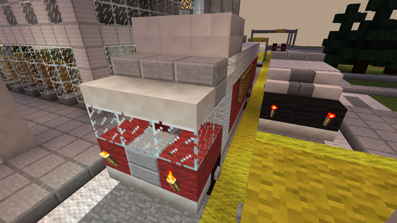 Fire Truck (Pocket Edition) Minecraft Map