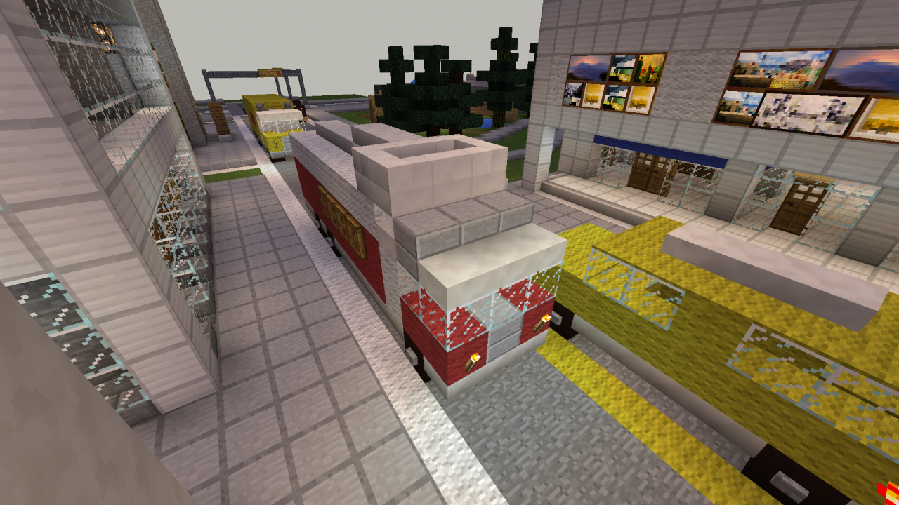 Fire Truck (Pocket Edition) Minecraft Map
