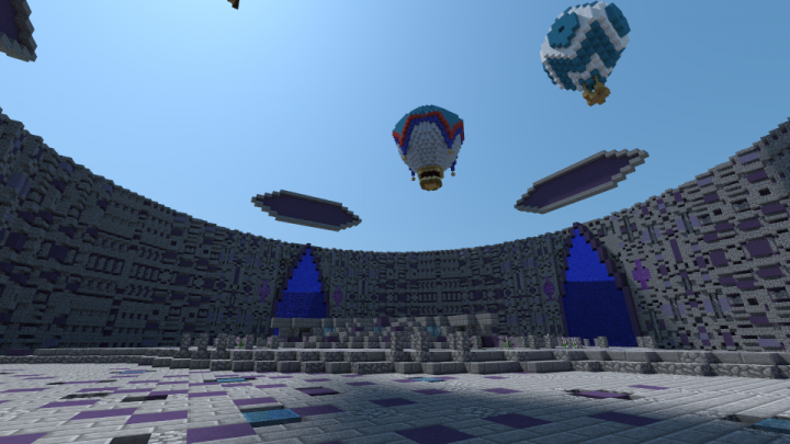 Icey Blue Hub Minecraft Map