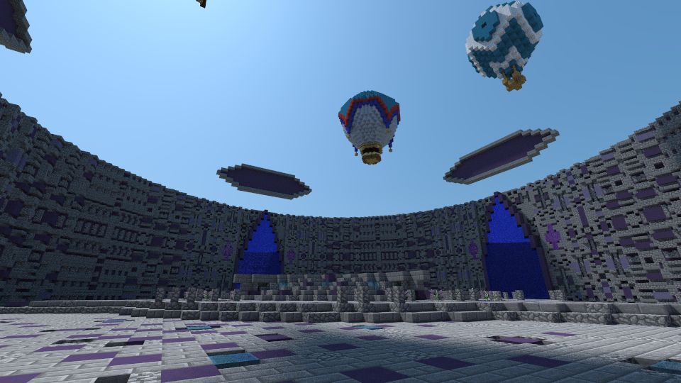 Icey Blue Hub Minecraft Map
