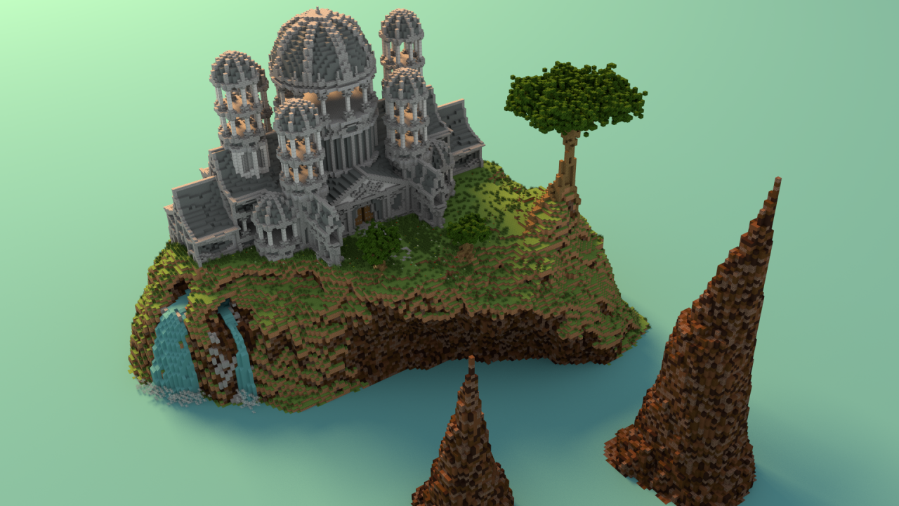 Adailerion Fantasy Castle Spawn Minecraft Map
