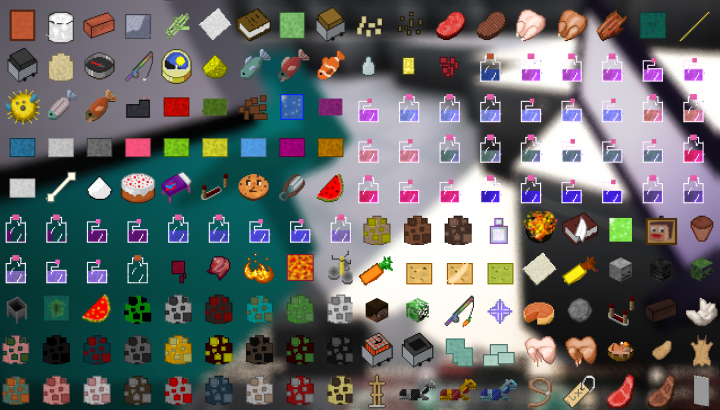 Pixels 1.8 & 1.9 32x32 Minecraft Texture Pack