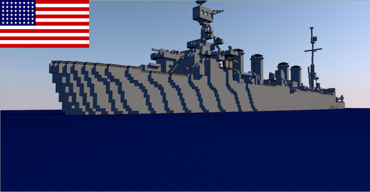 USS Detroit (CL-8) + Download Minecraft Map