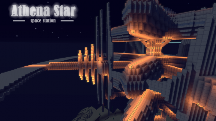 Athena Star Space Station Minecraft Map
