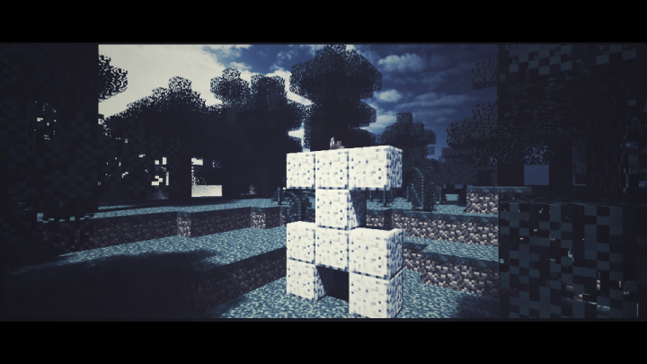 My first human organic Minecraft Map