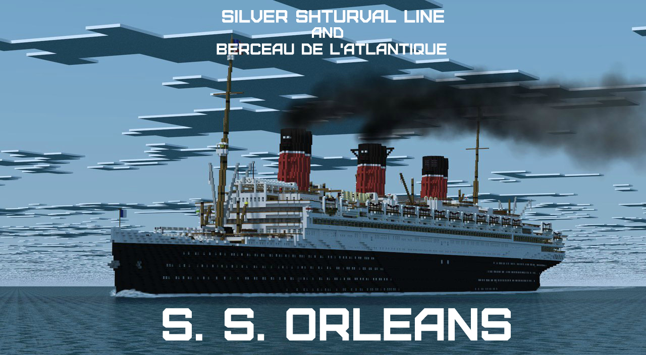 French ocean liner-SS Orleans Minecraft Map