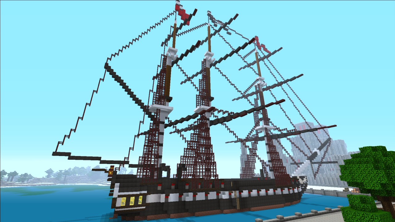 Ship of the line [ HMS Iron Knight ] Minecraft Map