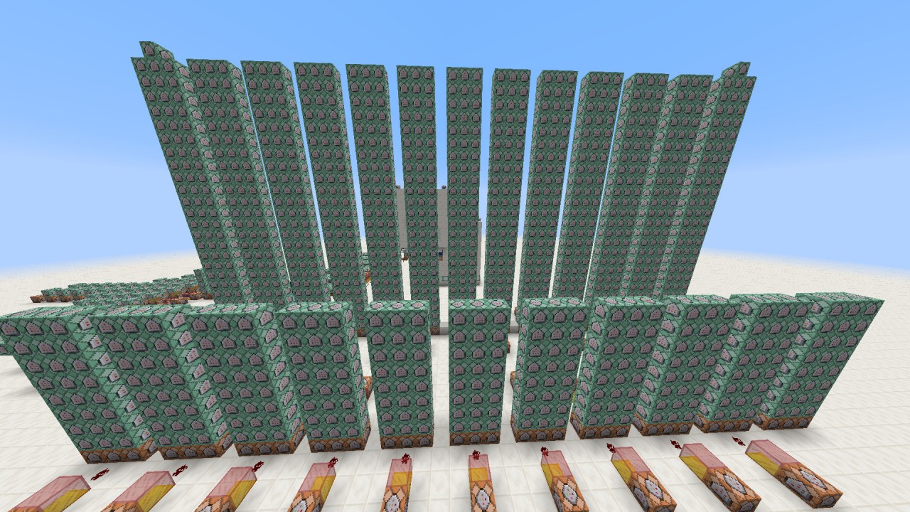 Functional Rubik's Cube 3x3x3 in Minecraft 1.9 Vanilla Minecraft Map