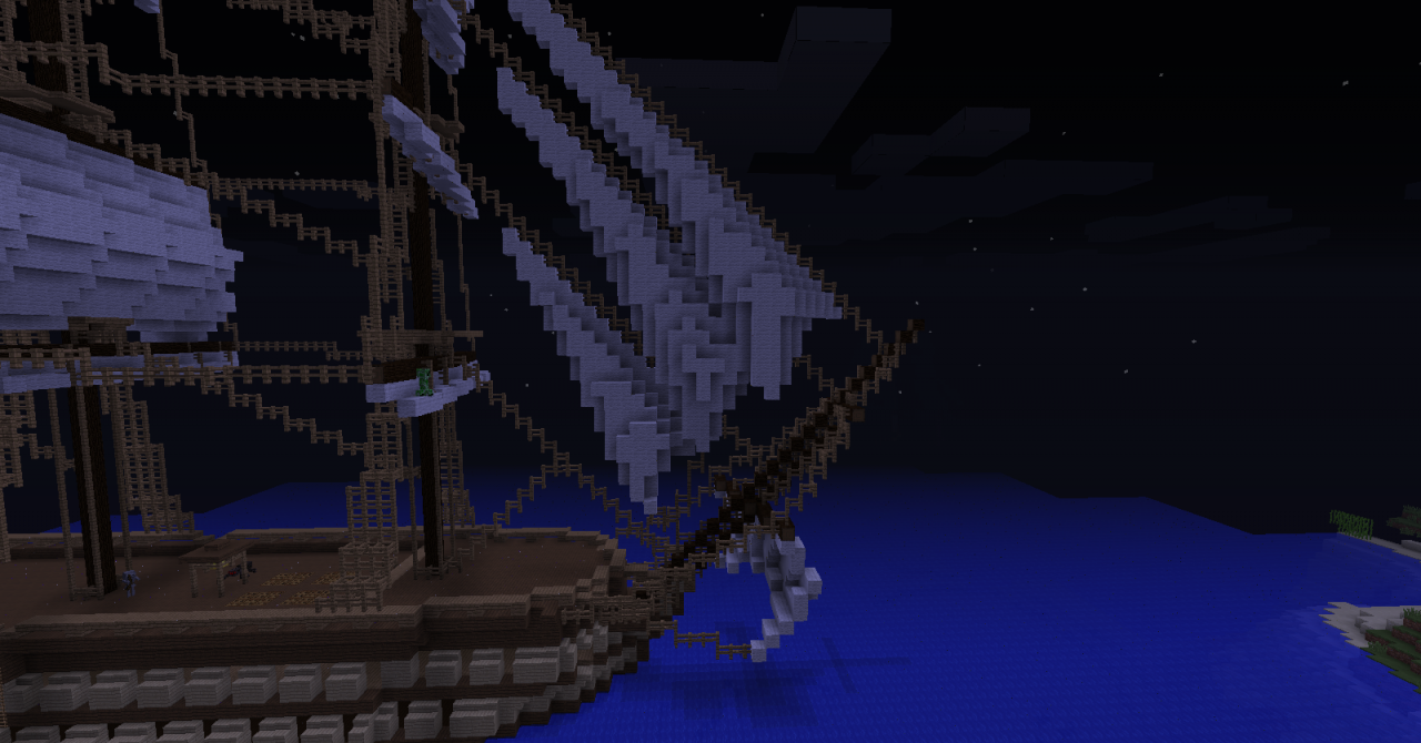 British Third Rate Ship of The Line Frigate Minecraft Map