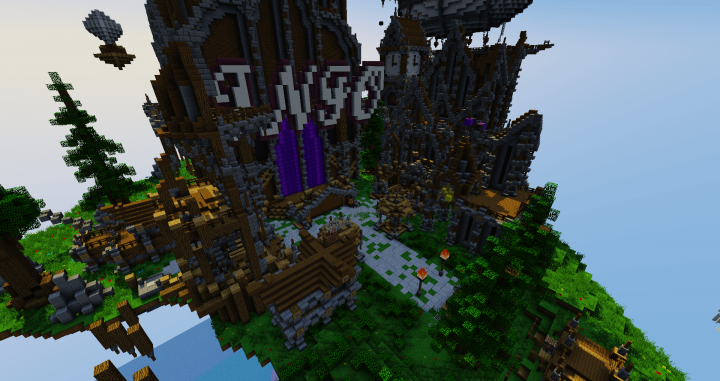 SkyBlock Spawn | Steam Punk Style Minecraft Map