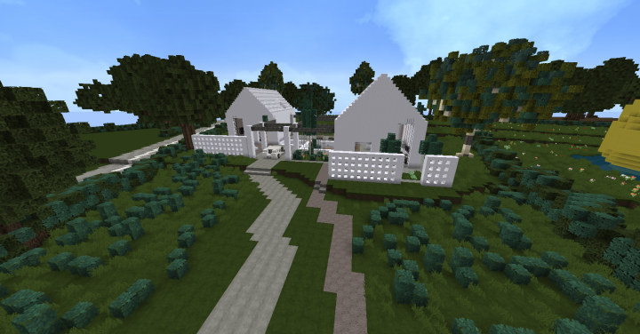 Modern White Home Minecraft Map