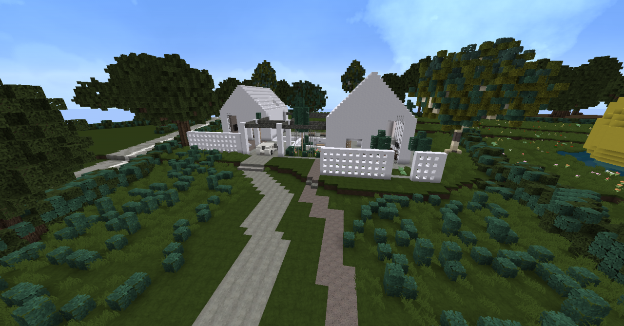 Modern White Home Minecraft Map