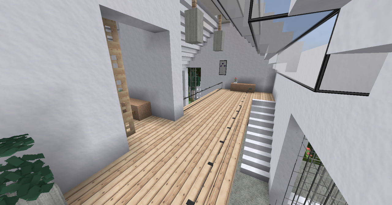 Modern White Home Minecraft Map