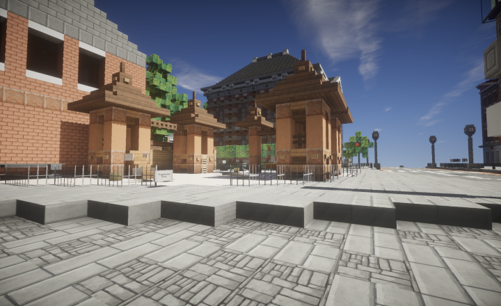 Horken: A realistic Dutch town project. Minecraft Map