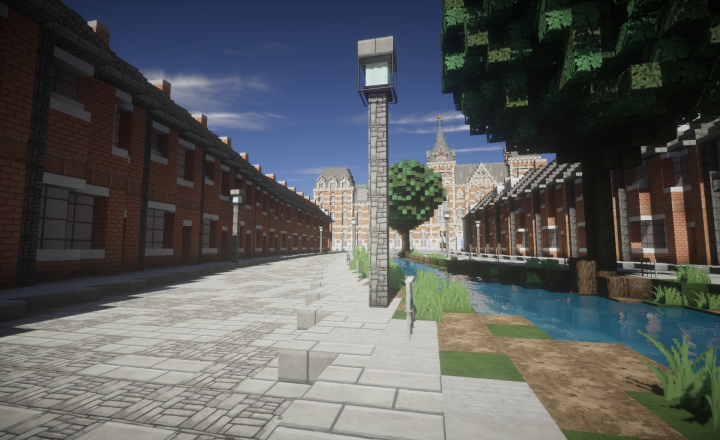 Horken: A realistic Dutch town project. Minecraft Map