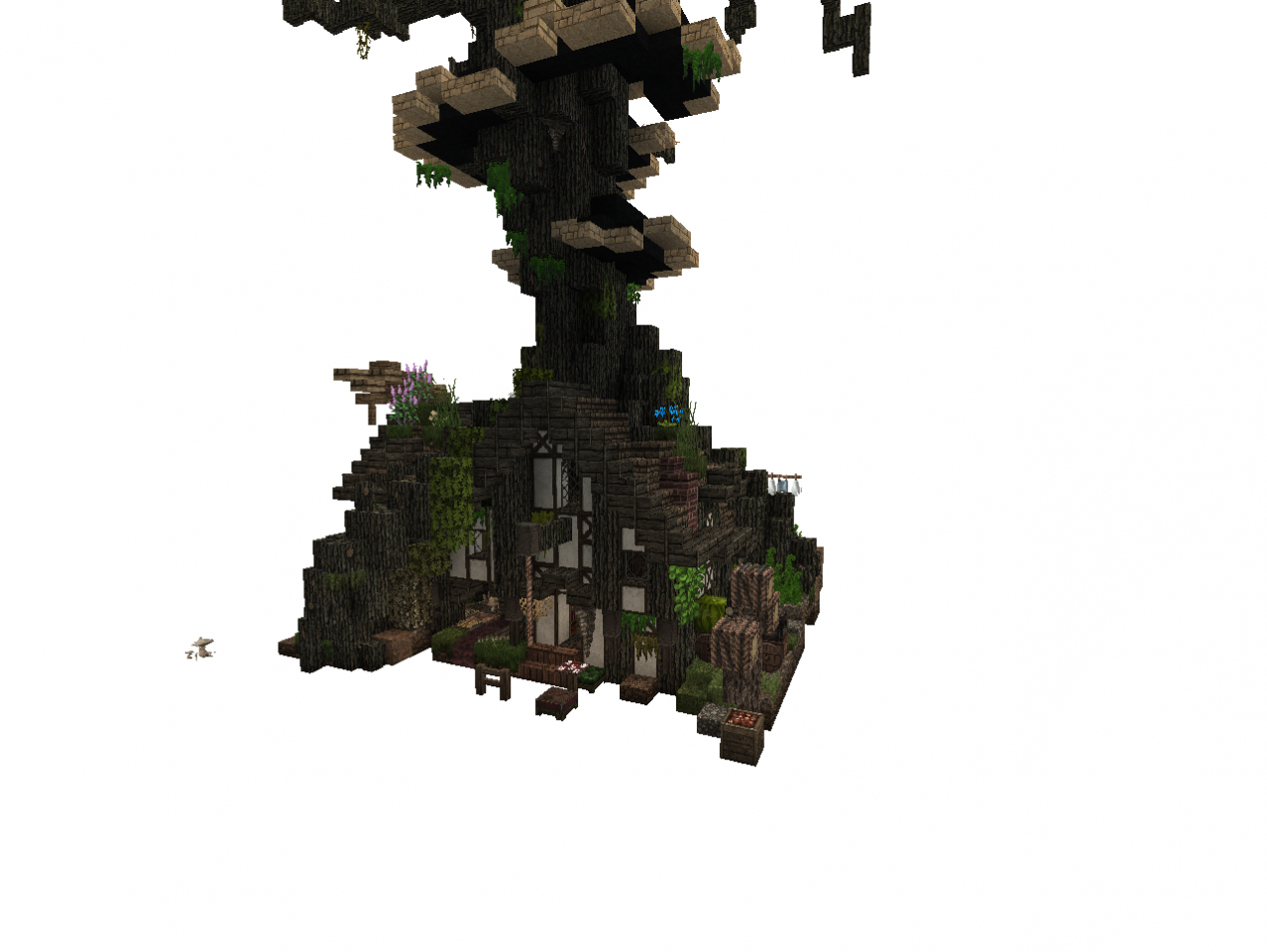 ℂ𝕃𝕖𝕧𝕖𝕣𝔹𝕚𝕣𝕔𝕙 A druide house Minecraft Map