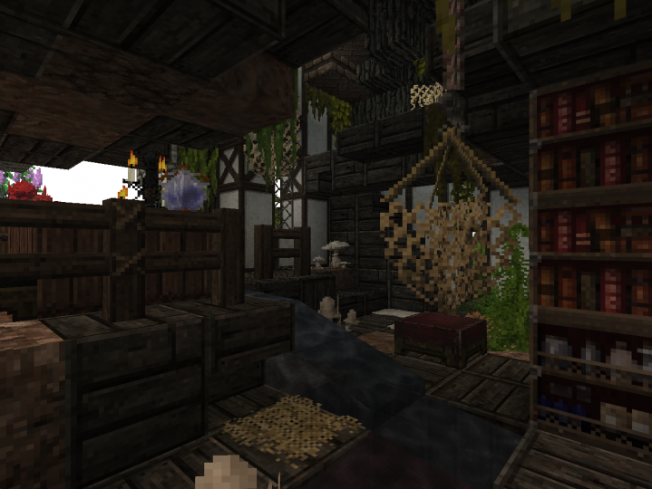ℂ𝕃𝕖𝕧𝕖𝕣𝔹𝕚𝕣𝕔𝕙 A druide house Minecraft Map