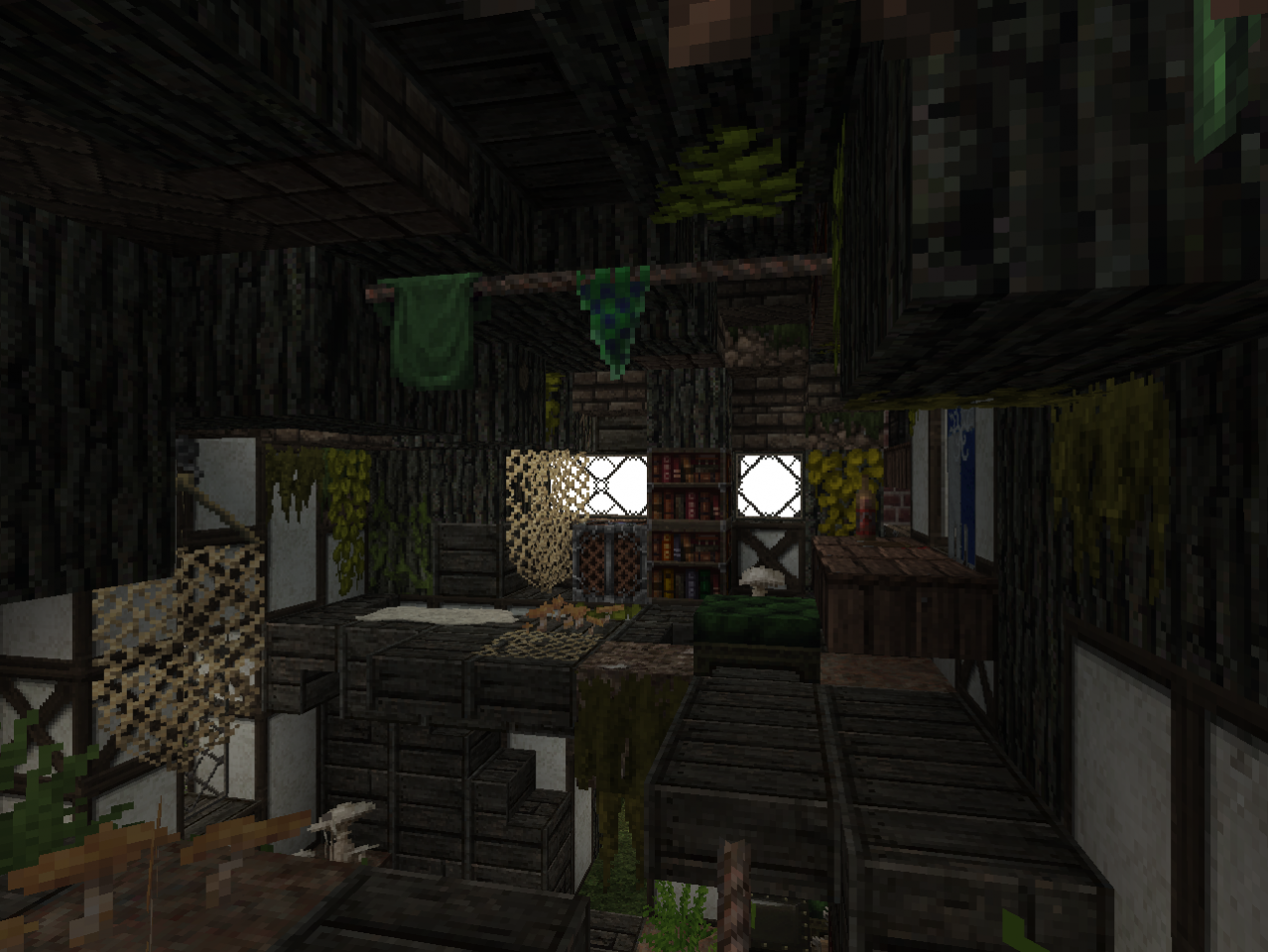 ℂ𝕃𝕖𝕧𝕖𝕣𝔹𝕚𝕣𝕔𝕙 A druide house Minecraft Map