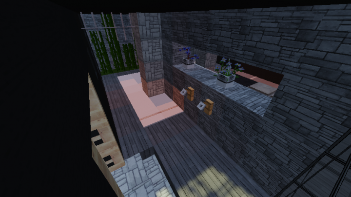 Modern Black House Minecraft Map