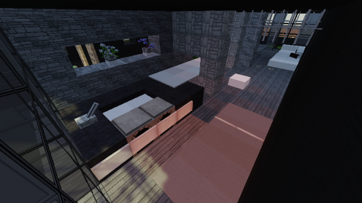 Modern Black House Minecraft Map
