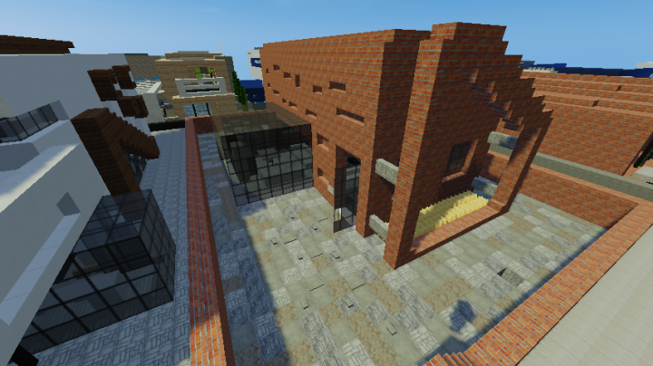 Modern Brick House Minecraft Map