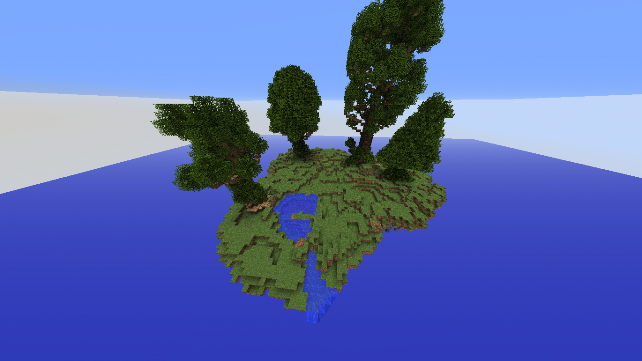 My First Floating Island Minecraft Map
