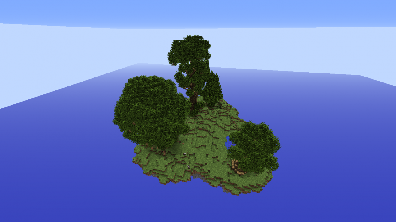 My First Floating Island Minecraft Map