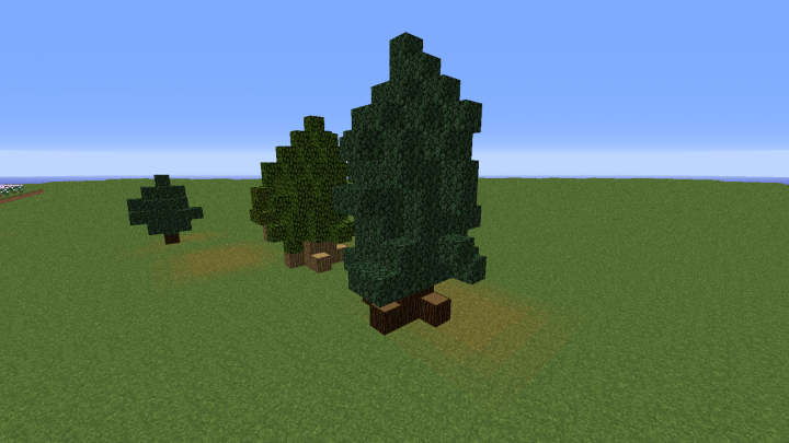 Chêne et Sapin modifié Minecraft Map
