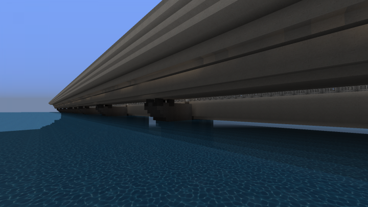 Oosterscheldekering (East Scheldt Storm Surge Barrier) Minecraft Map
