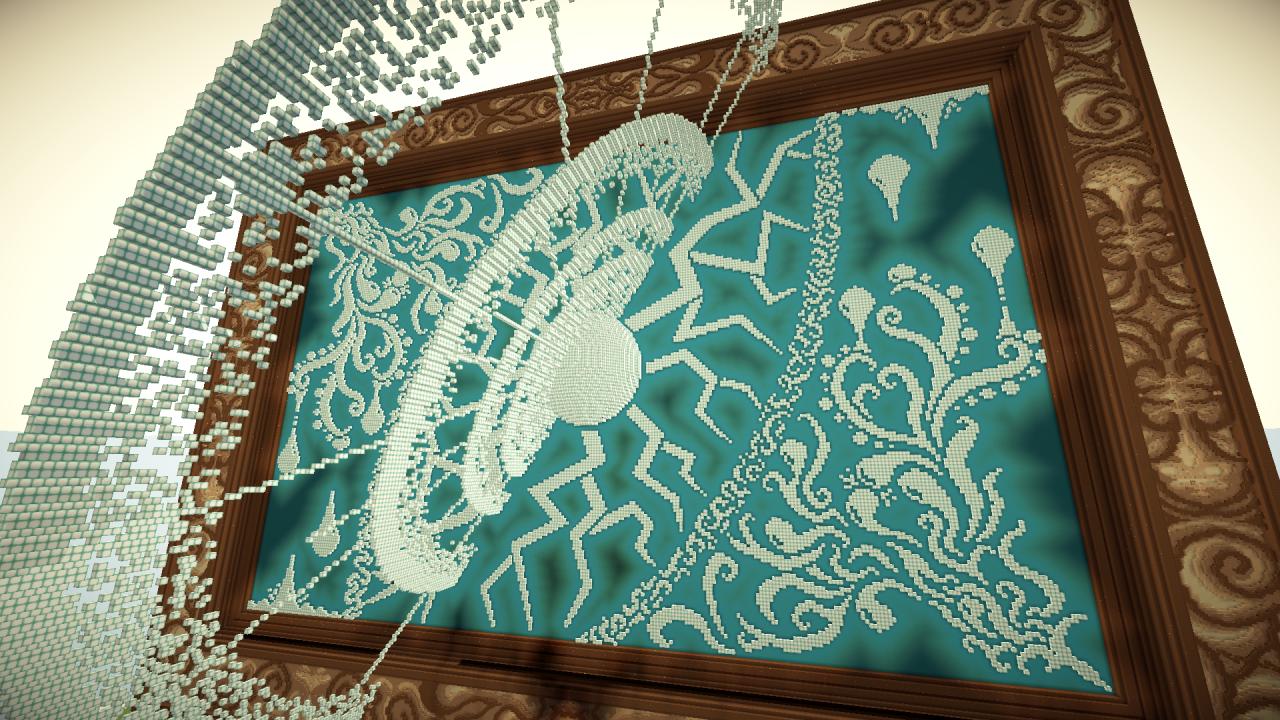 Abstract explosion Minecraft Map