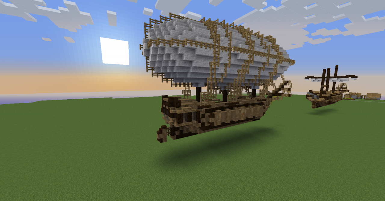 19th Century Style Airship Minecraft Map