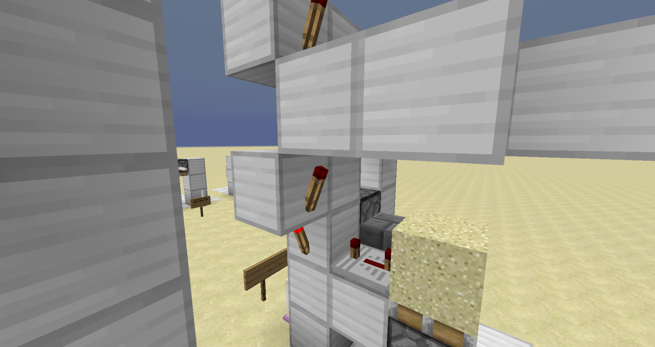 1.9 Compact Piston Elevator Minecraft Map