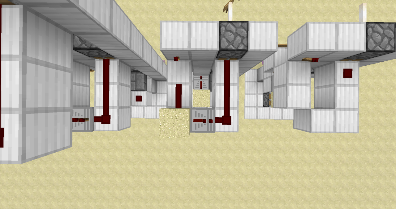 1.9 Compact Piston Elevator Minecraft Map