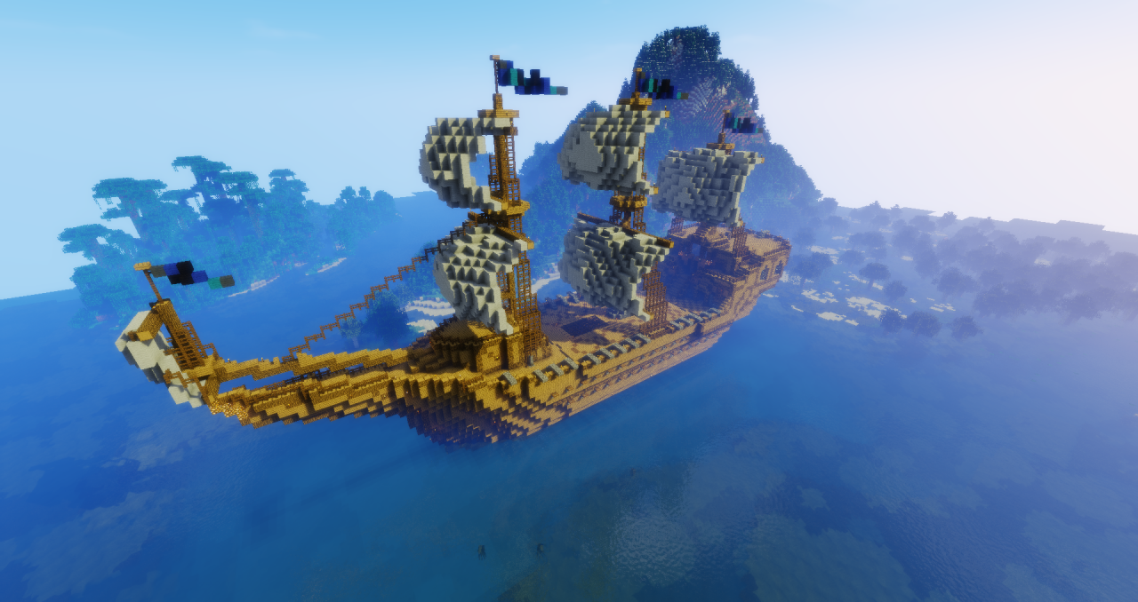 HMS Victory! (British Warship) Minecraft Map
